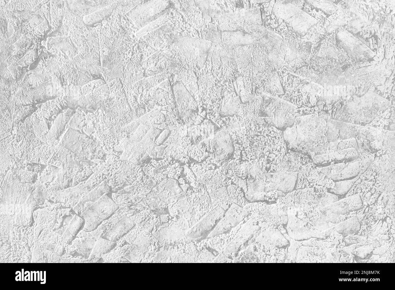 Abstract light grey plastered textured grunge background in the form of ...