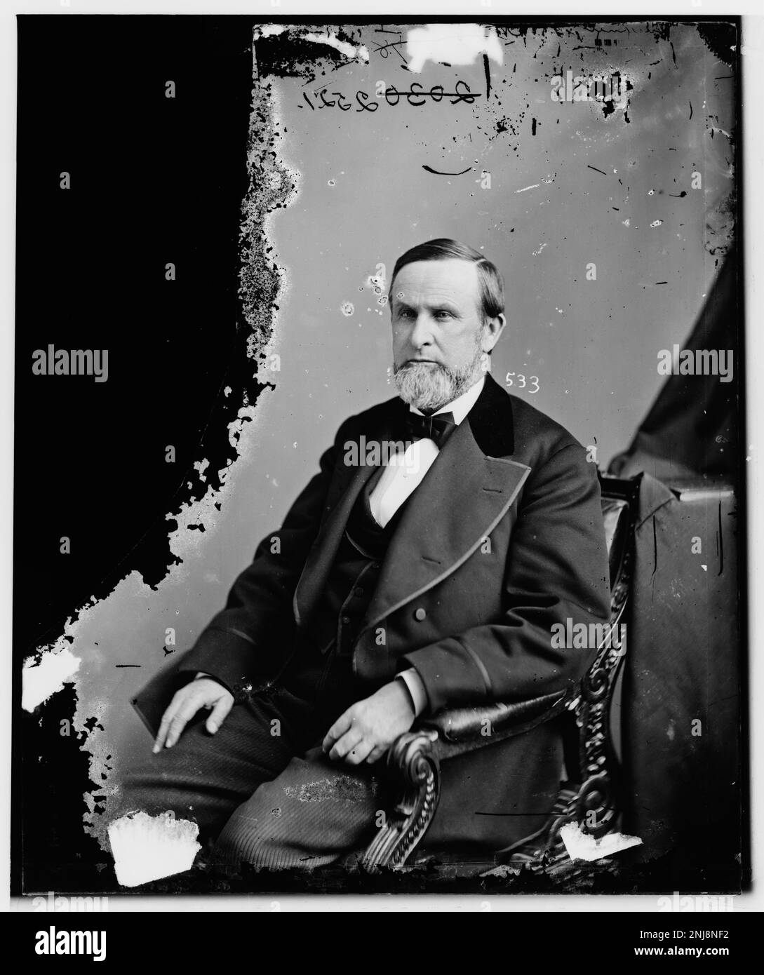 Portrait of Hon. Aylett Hawes Buckner, a politician from Missouri, from ...