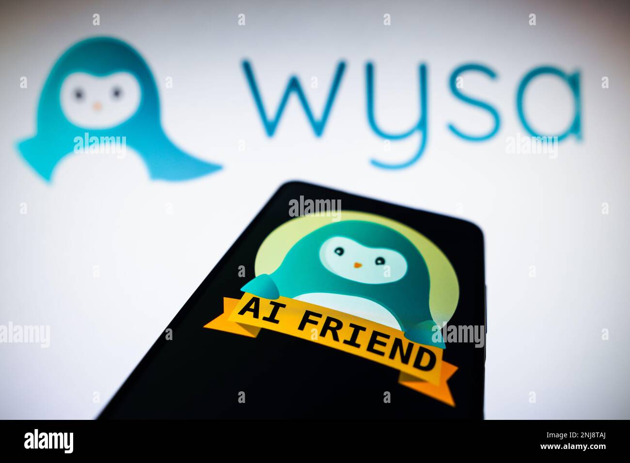 Brazil. 22nd Feb, 2023. In this photo illustration, the Wysa logo is ...