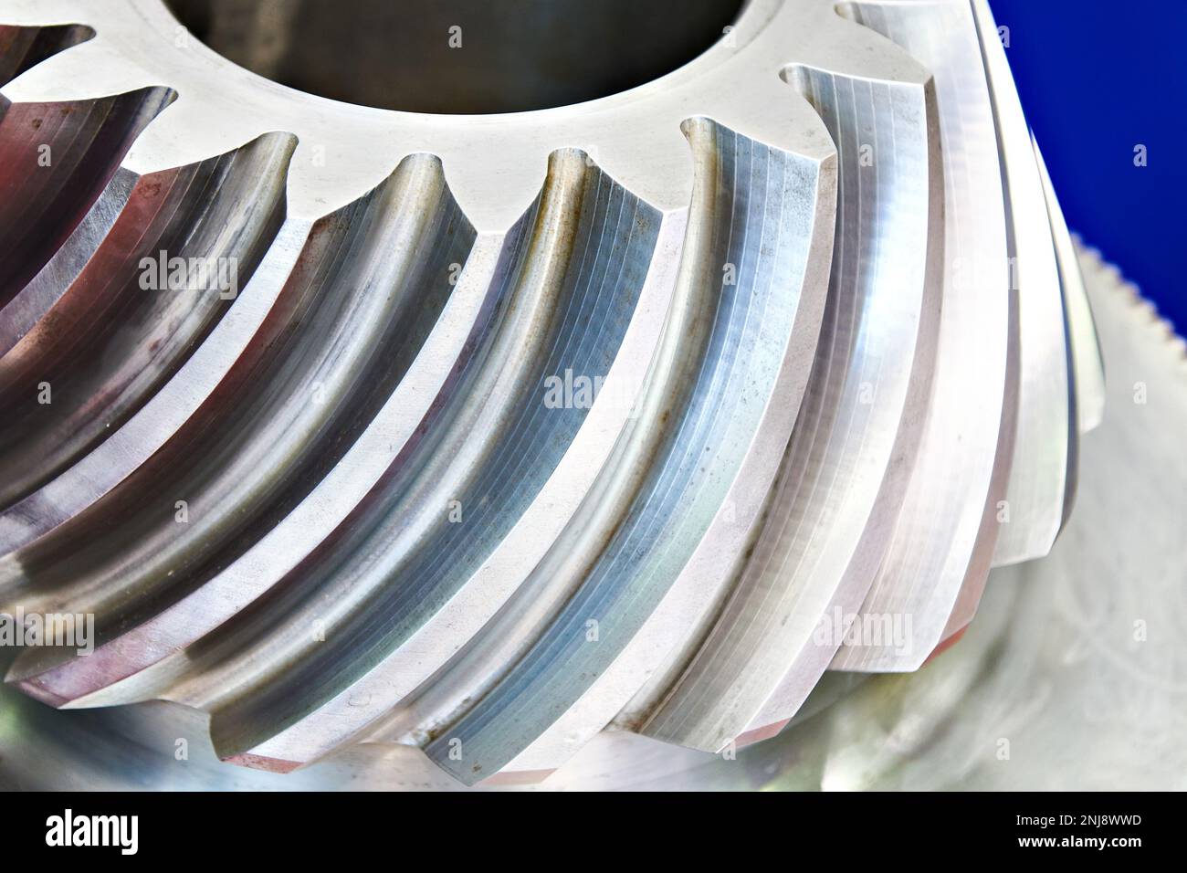 Bevel gear closeup metal abstract Stock Photo - Alamy