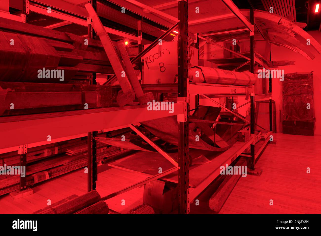 Installation view of Mike Nelson : Extinction Beckons exhibition at the ...