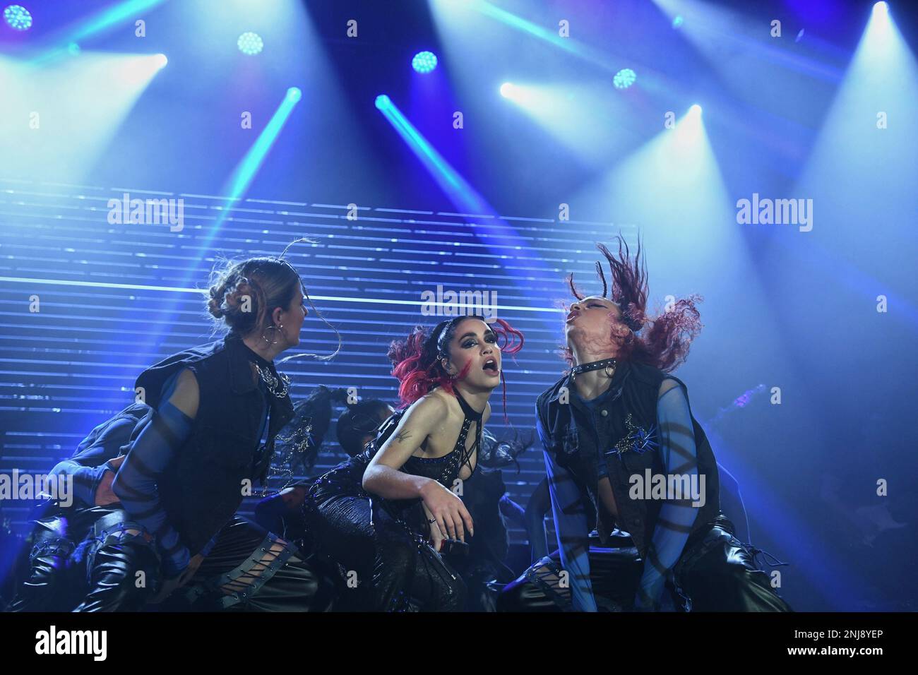 Argentine singer and actress, Lali Esposito, during a concert at La ...