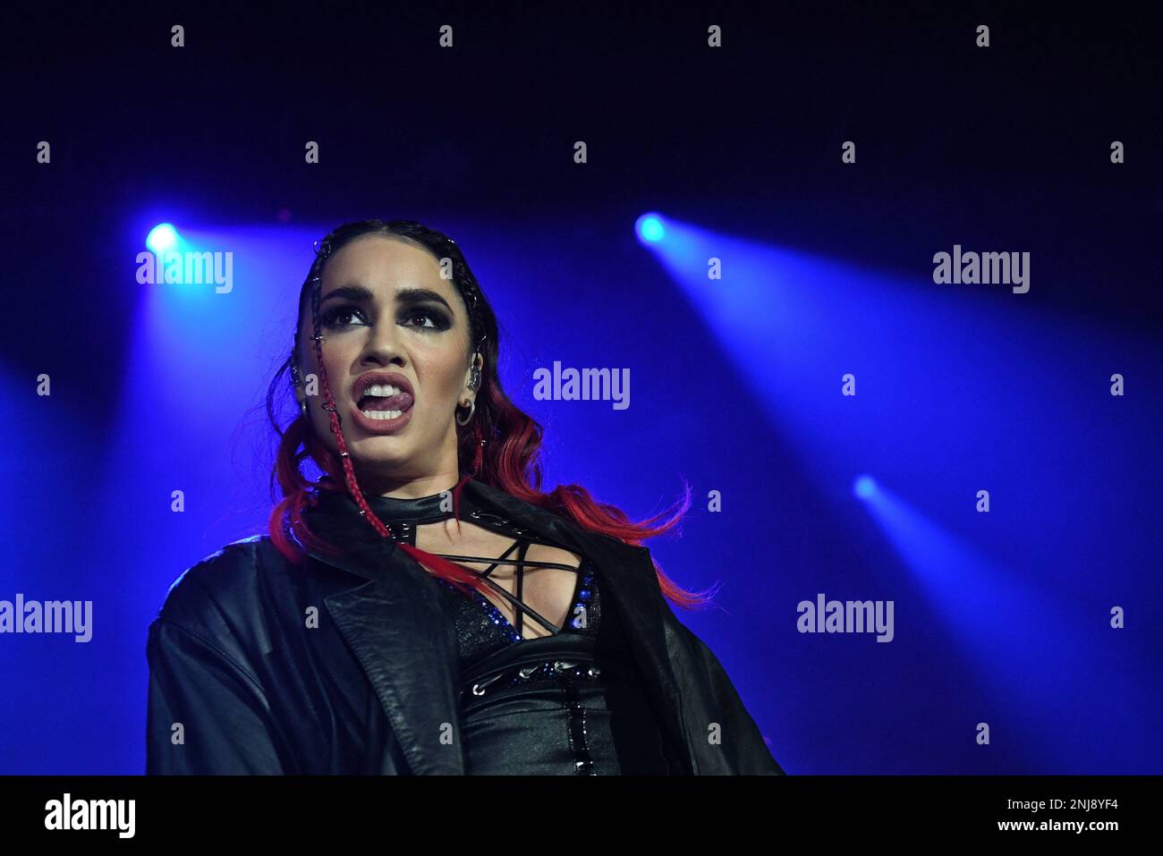 Argentine singer and actress, Lali Esposito, during a concert at La ...