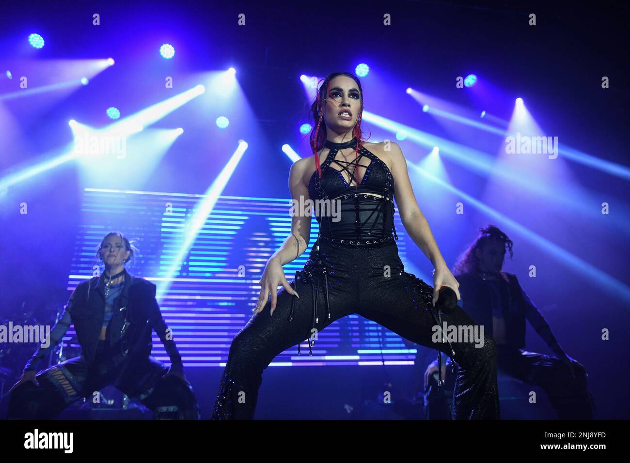 Argentine singer and actress, Lali Esposito, during a concert at La ...