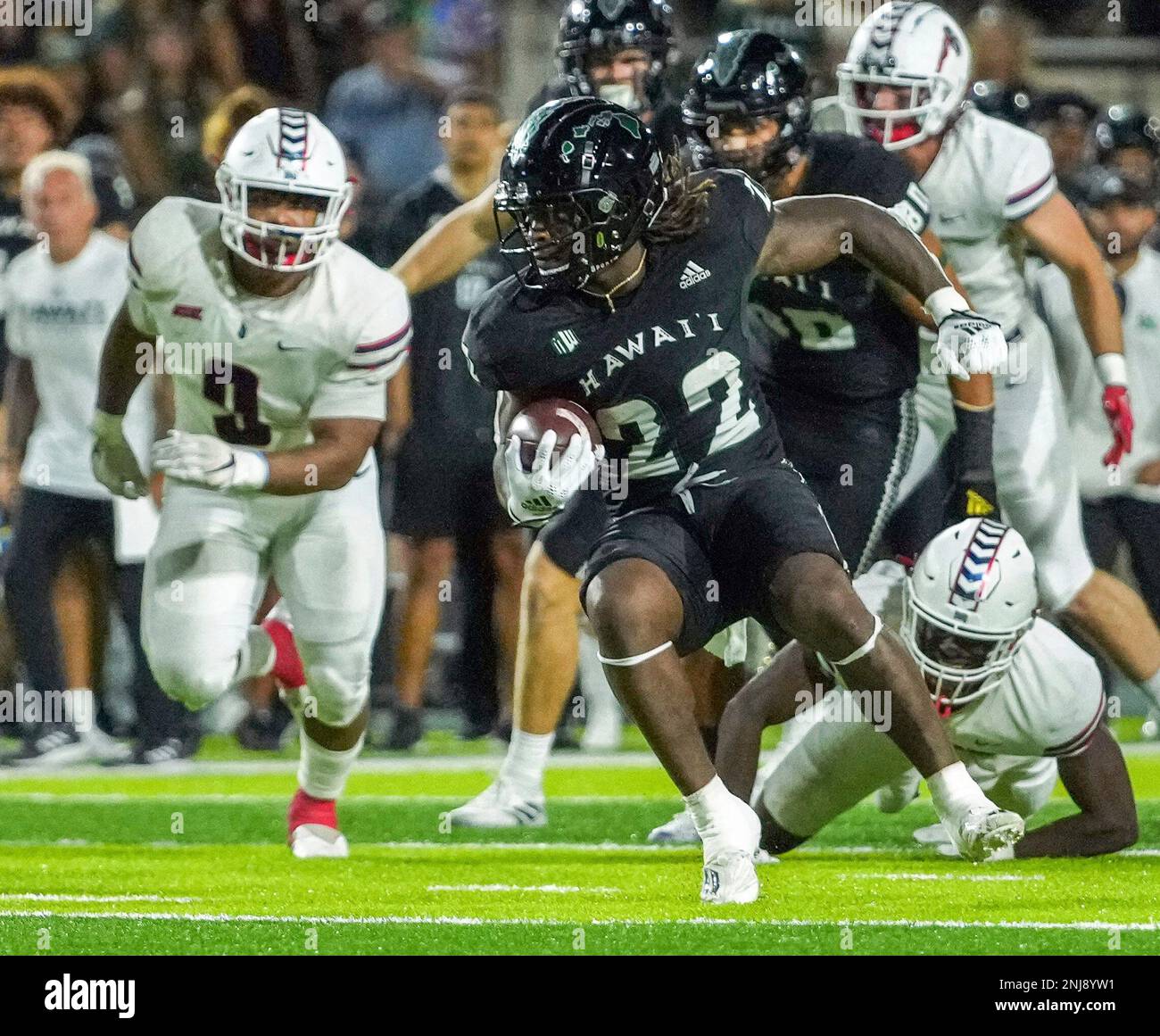 Hawaii warriors football hi-res stock photography and images - Alamy