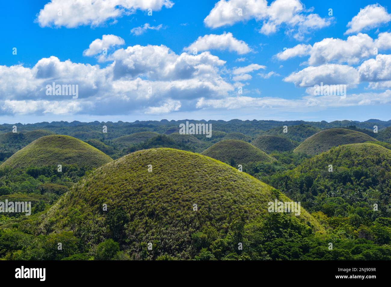 Chocolate Hills in Bohol, Philippines Stock Photo - Alamy