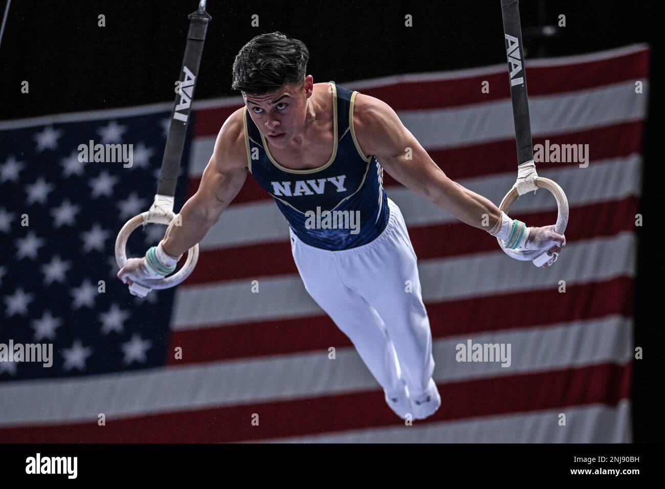 August 20, 2022, Tampa, Florida, US: ISAIAH DRAKE competes on the still ...