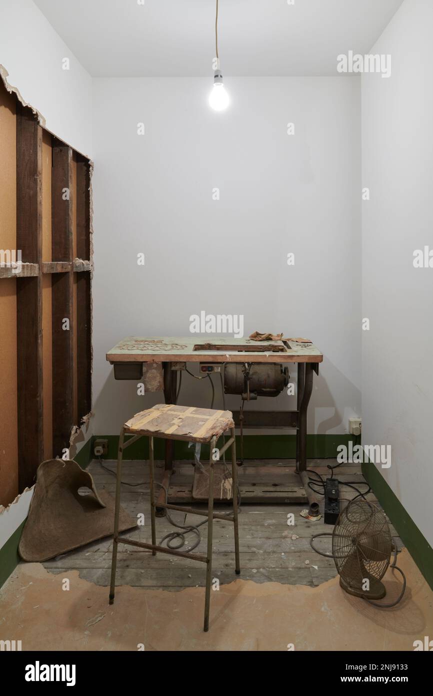 Installation view of The Deliverance and the Patience, Mike Nelson ...