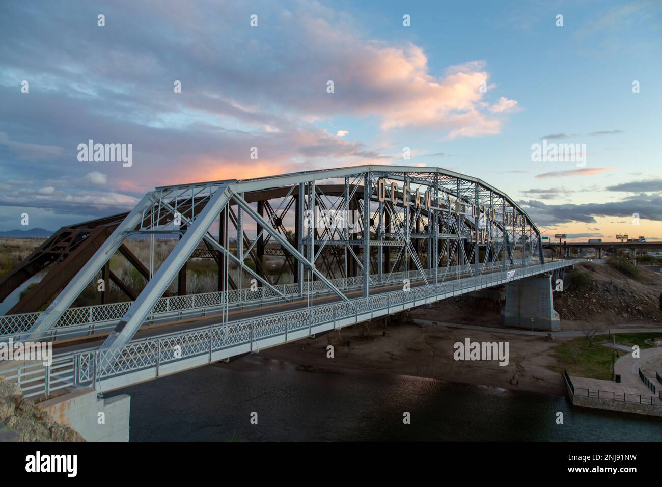 Ocean to Ocean Bridge in Yuma Az Stock Photo - Alamy
