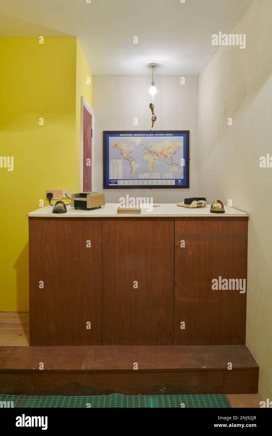 Installation view of The Deliverance and the Patience, Mike Nelson ...