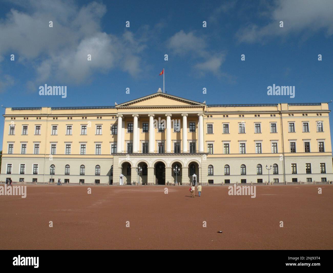 The Royal Palace-Det kongelige slott, Oslo, Norway Europe Stock Photo ...
