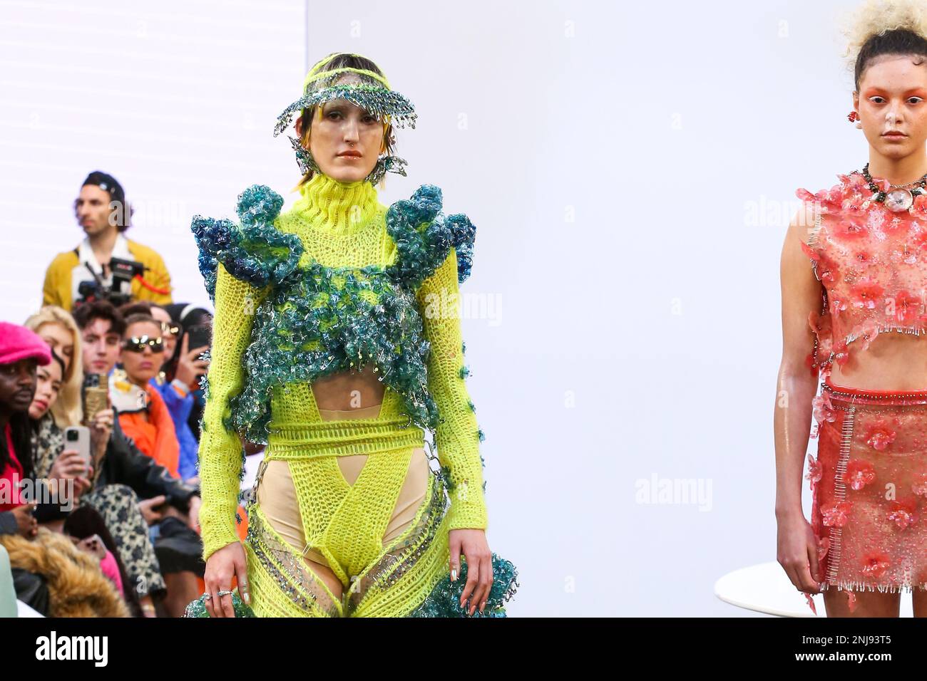 Models walk the runway wearing an outfit by Mata Durikovic of Slovak ...