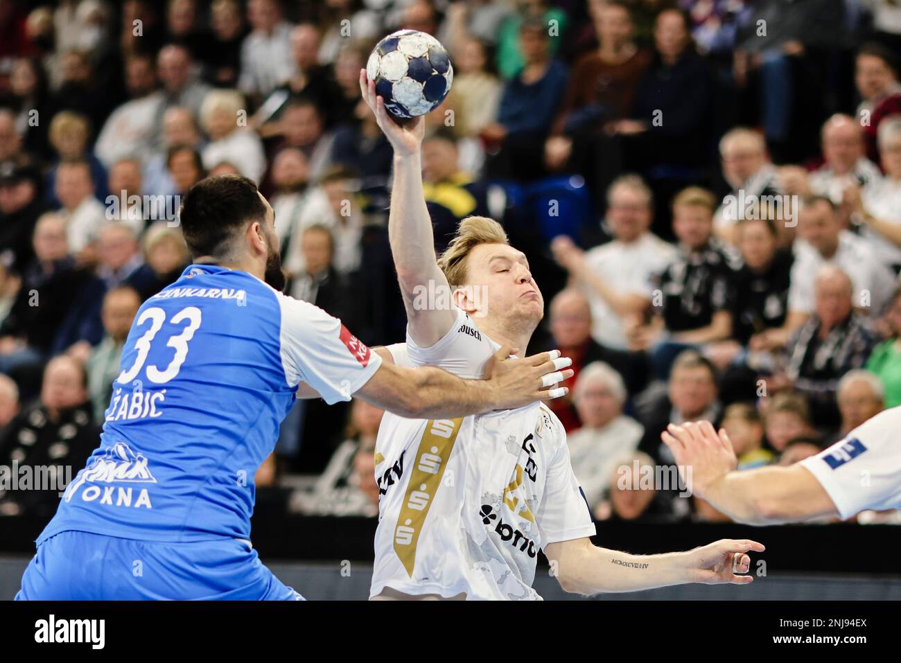 Kiel, Germany. 22nd Feb, 2023. Handball: Champions League, THW Kiel ...