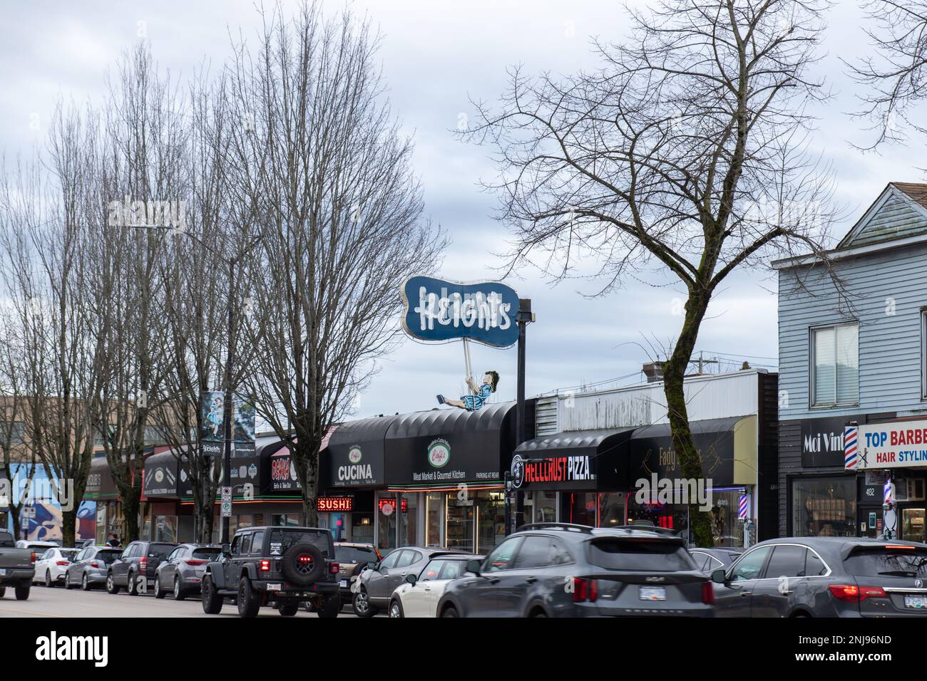 Helen's The Heights Swinging Girl, an iconic historic neon sign at ...