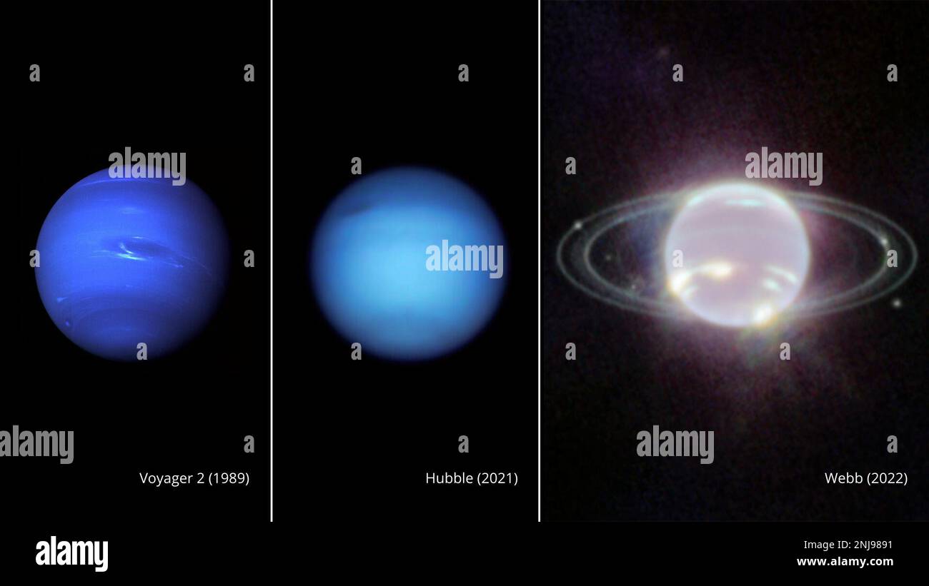 This composite image provided by NASA on Wednesday, Sept. 21, 2022 ...