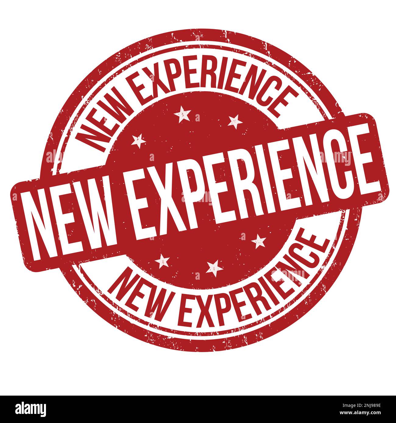 New experience grunge rubber stamp on white background, vector ...