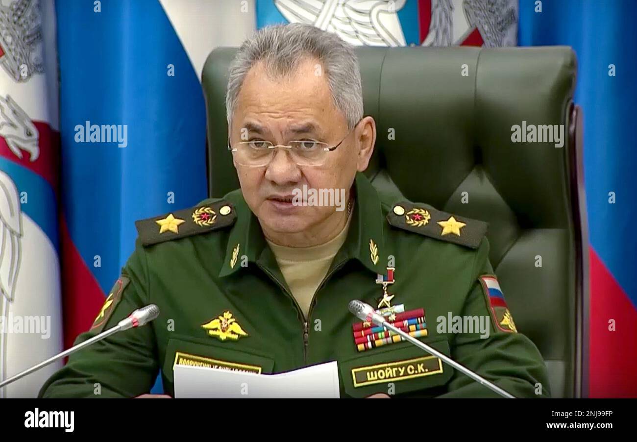 In This Handout Photo Taken From Video Released By Russian Defense
