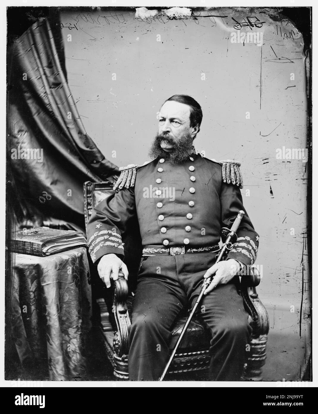 Portrait of Admiral David D. Porter of the U.S. Navy, part of the Brady ...