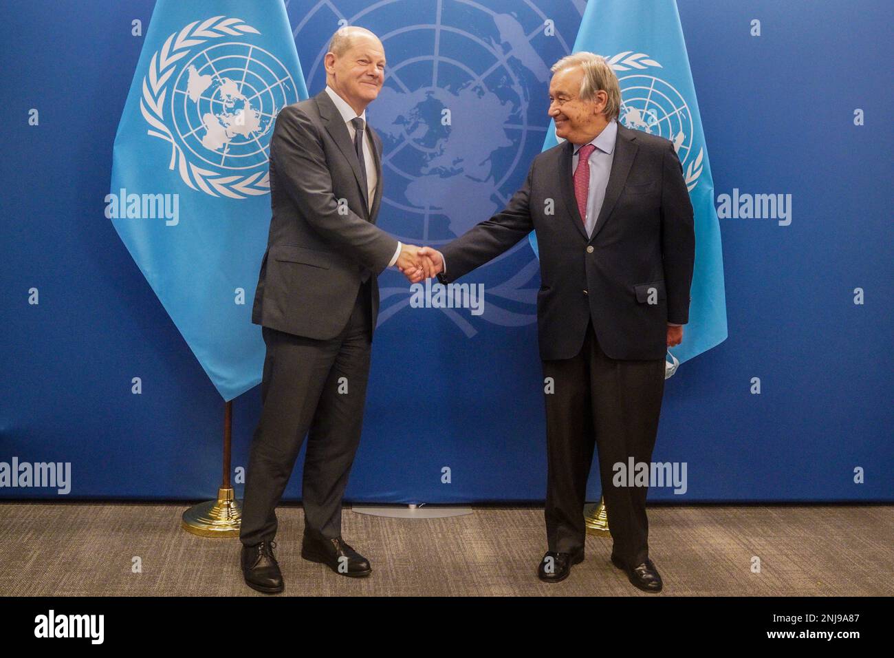 United Nations Secretary General António Guterres meets German ...