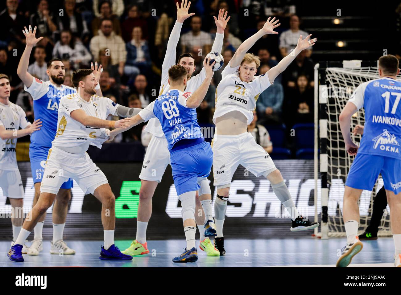 Kiel, Germany. 22nd Feb, 2023. Handball: Champions League, THW Kiel ...