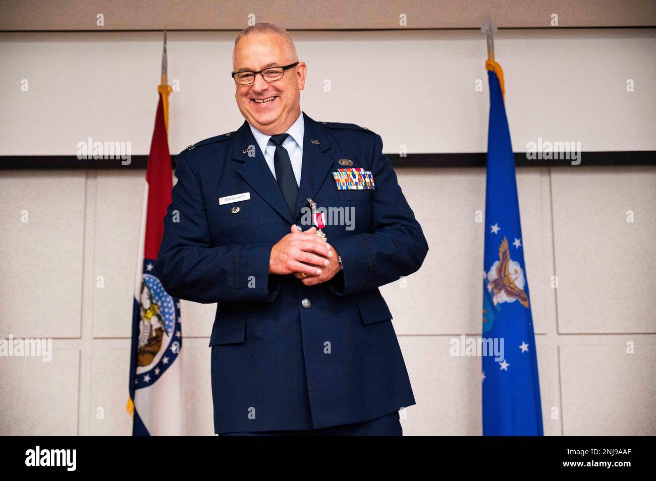 U.S. Air Force Maj. Michael Seebeck, Missouri Air National Guard ...
