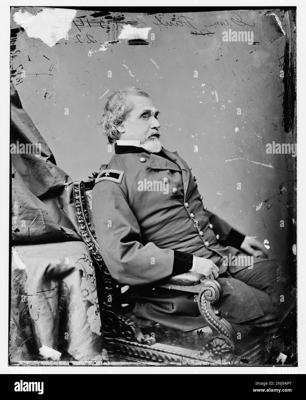Portrait of Gen. G.R. Paul, U.S. Army general, captured in the Brady ...