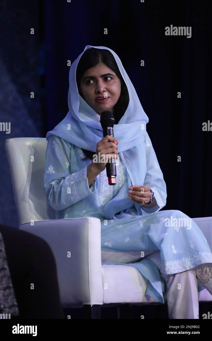 Photo by: John Nacion/STAR MAX/IPx 2022 9/20/22 Malala Yousafzai at the ...