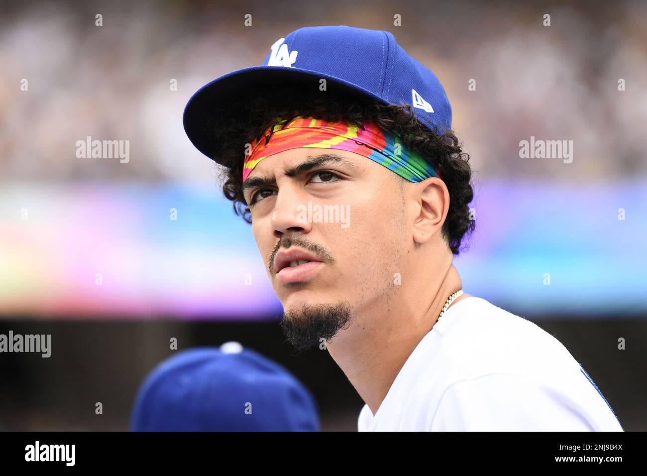 LOS ANGELES, CA - SEPTEMBER 04: Los Angeles Dodgers infielder Miguel ...