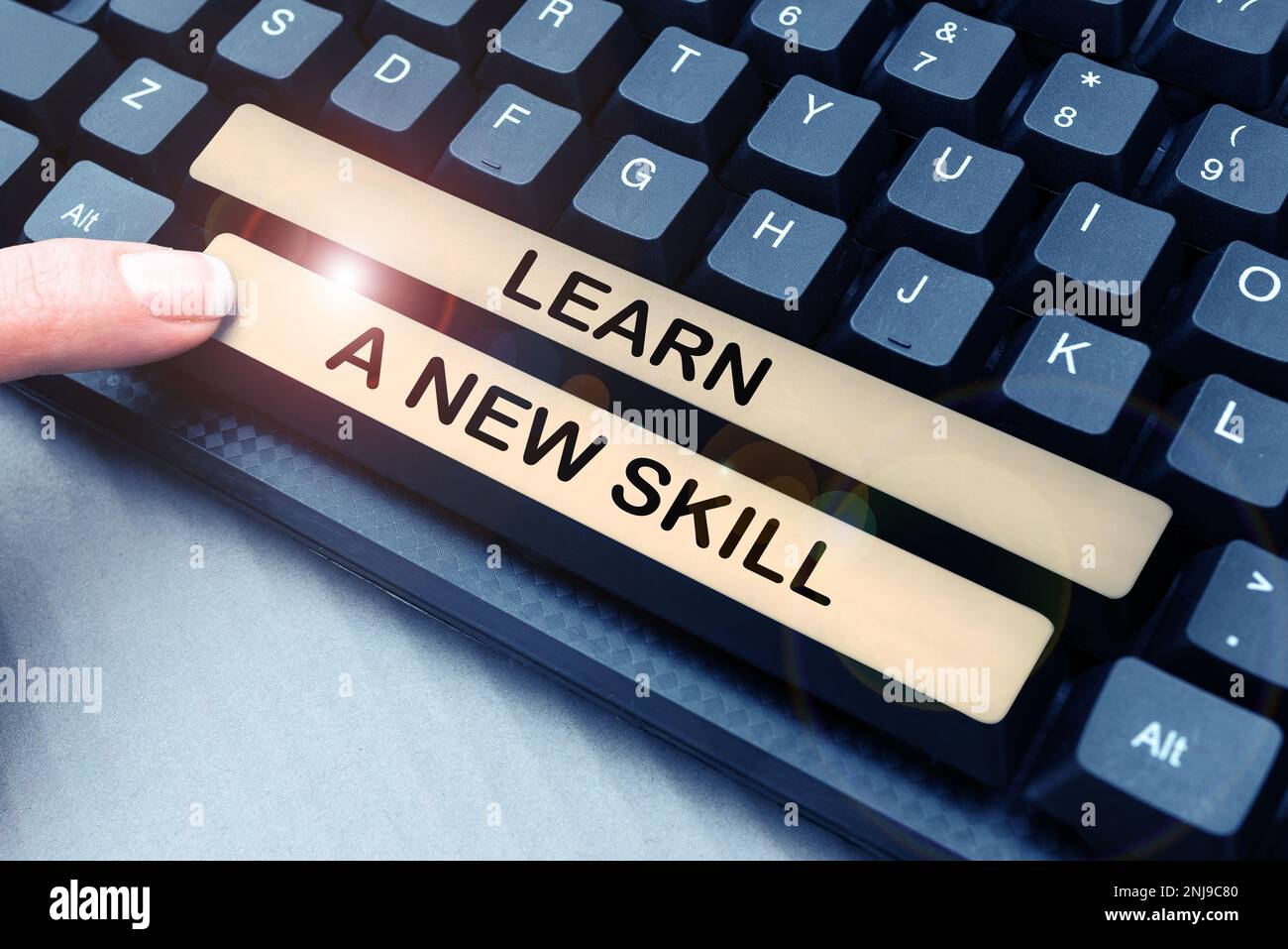 Conceptual caption Learn A New Skill. Conceptual photo acquisition knowledge through study ...