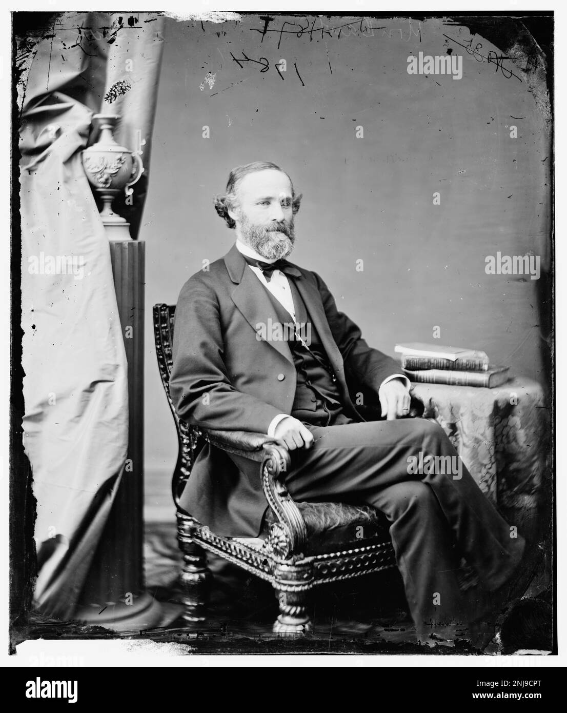 Portrait of Hon. Henry Laurens Dawes, a prominent political figure and ...