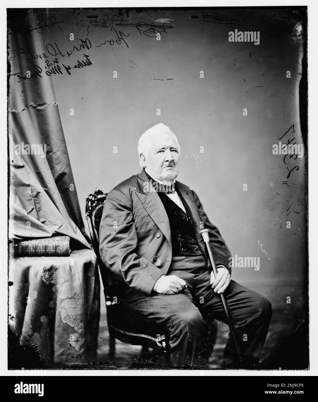 Portrait of Mr. Dent, a historical figure from the 19th century ...