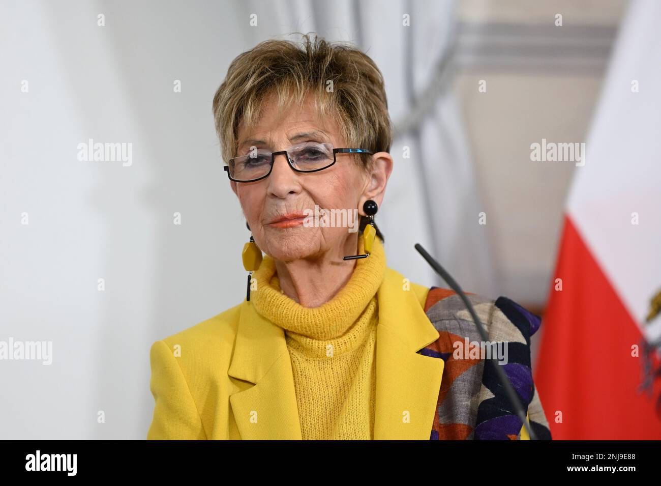 Vienna, Austria. 22nd Feb, 2023. Ingrid Korosec (ÖVP), Member of the ...
