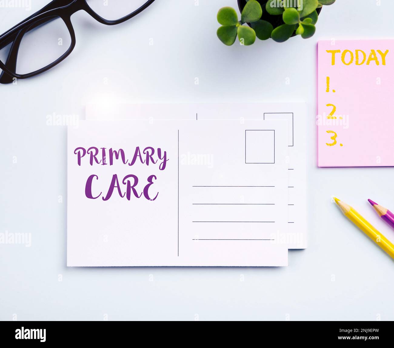 Sign displaying Primary Care. Word Written on health care provided by ...