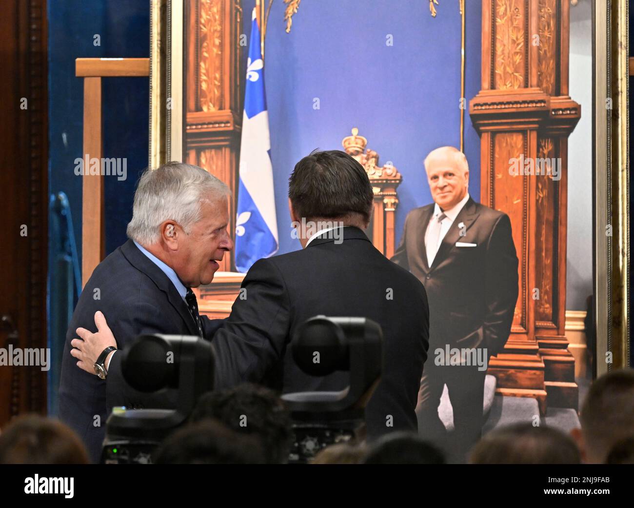 Former National Assembly Speaker Francois Paradis, left, and Quebec ...