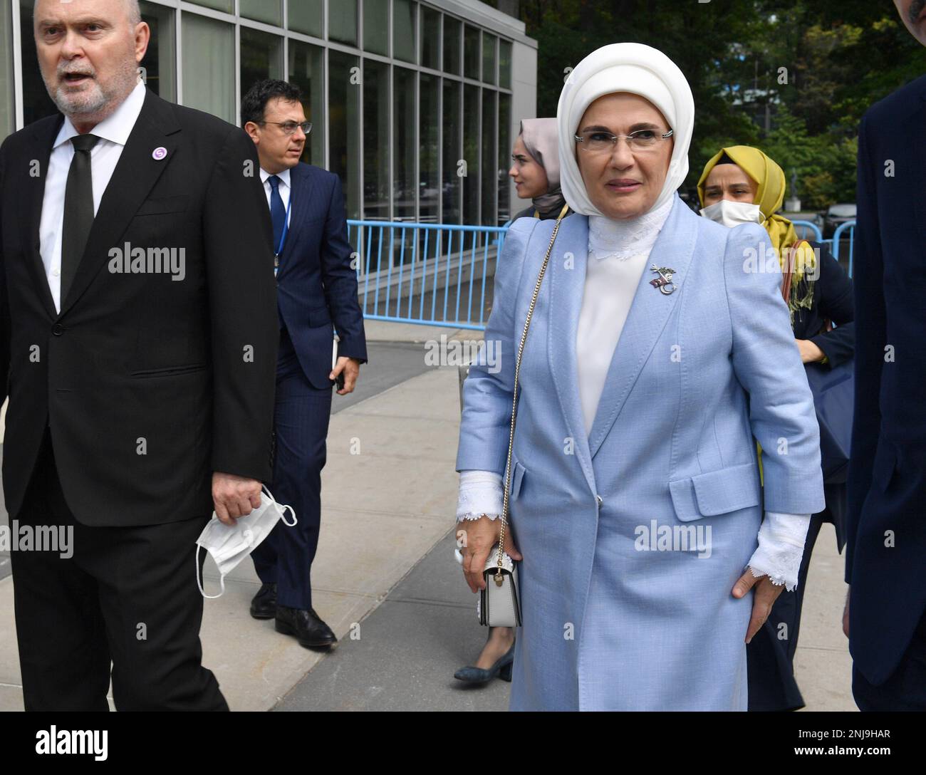 Photo by: GWR/STAR MAX/IPx 2022 9/19/22 First Lady of Turkey, Ms. Emine ...