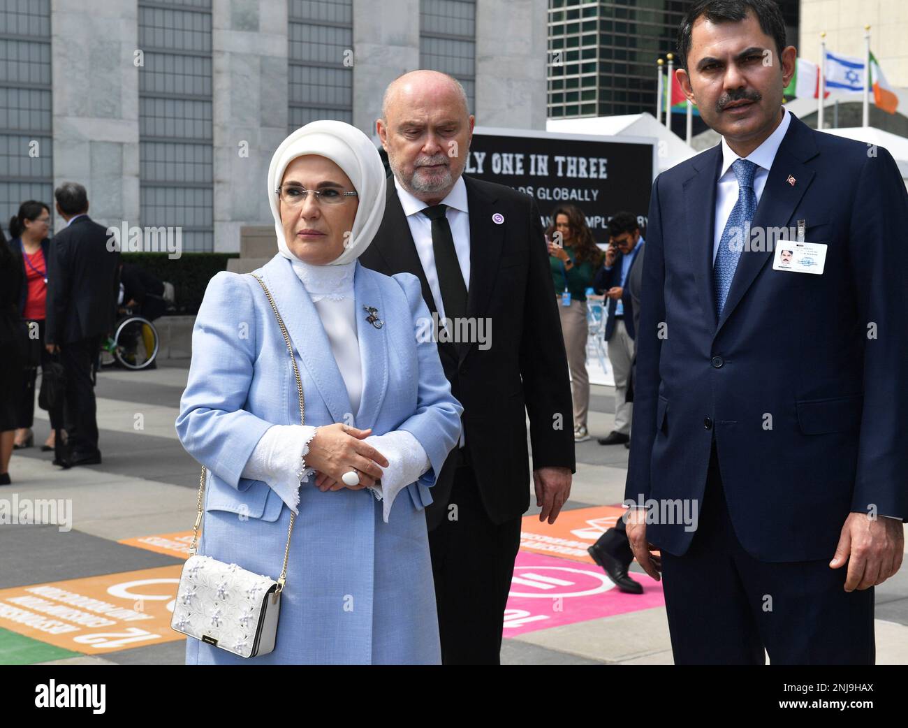 Photo by: GWR/STAR MAX/IPx 2022 9/19/22 First Lady of Turkey, Ms. Emine ...