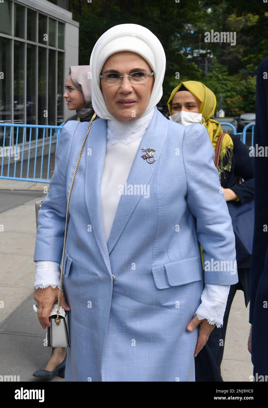Photo by: GWR/STAR MAX/IPx 2022 9/19/22 First Lady of Turkey, Ms. Emine ...