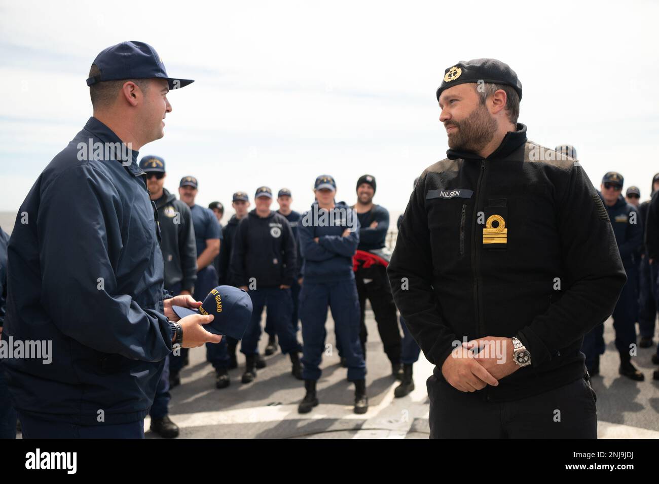 U.S. Coast Guard Lt. Cmdr. Jason Lassiter, the Operations Officer of ...