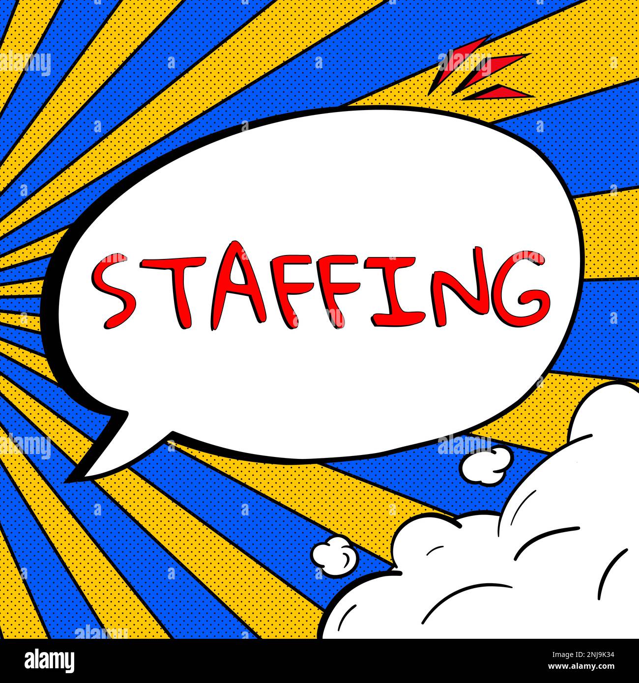 Hand writing sign Staffing. Word Written on The percentage of workers ...