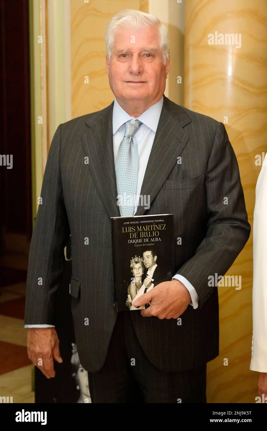 The Duke of Alba, Carlos Fitz-James Stuart y Martínez de Irujo during ...