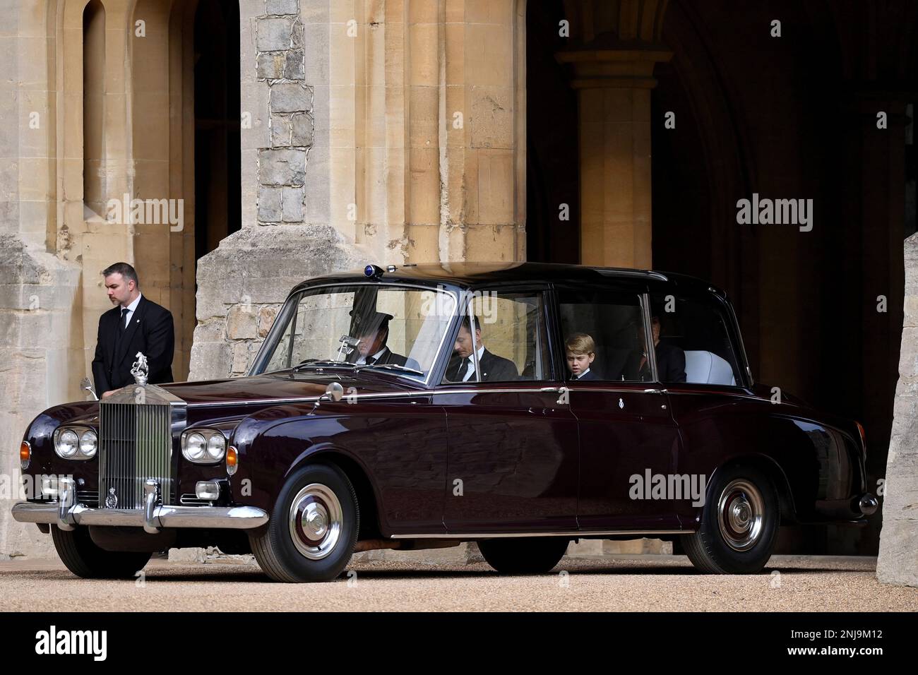 Camilla, the Queen Consort, Prince George and Kate, Princess of Wales ...