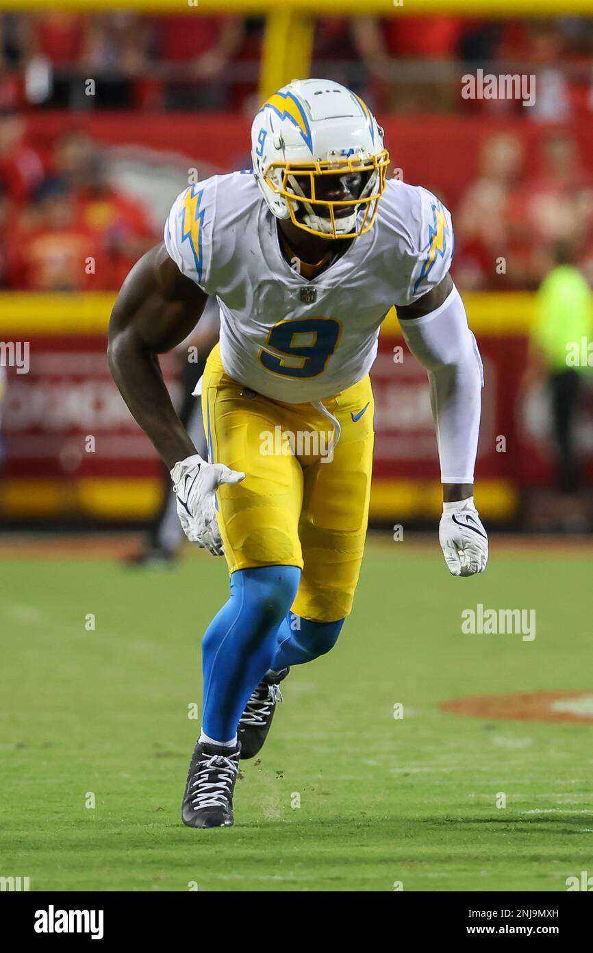 KANSAS CITY, MO - SEPTEMBER 15: Los Angeles Chargers linebacker Kenneth ...