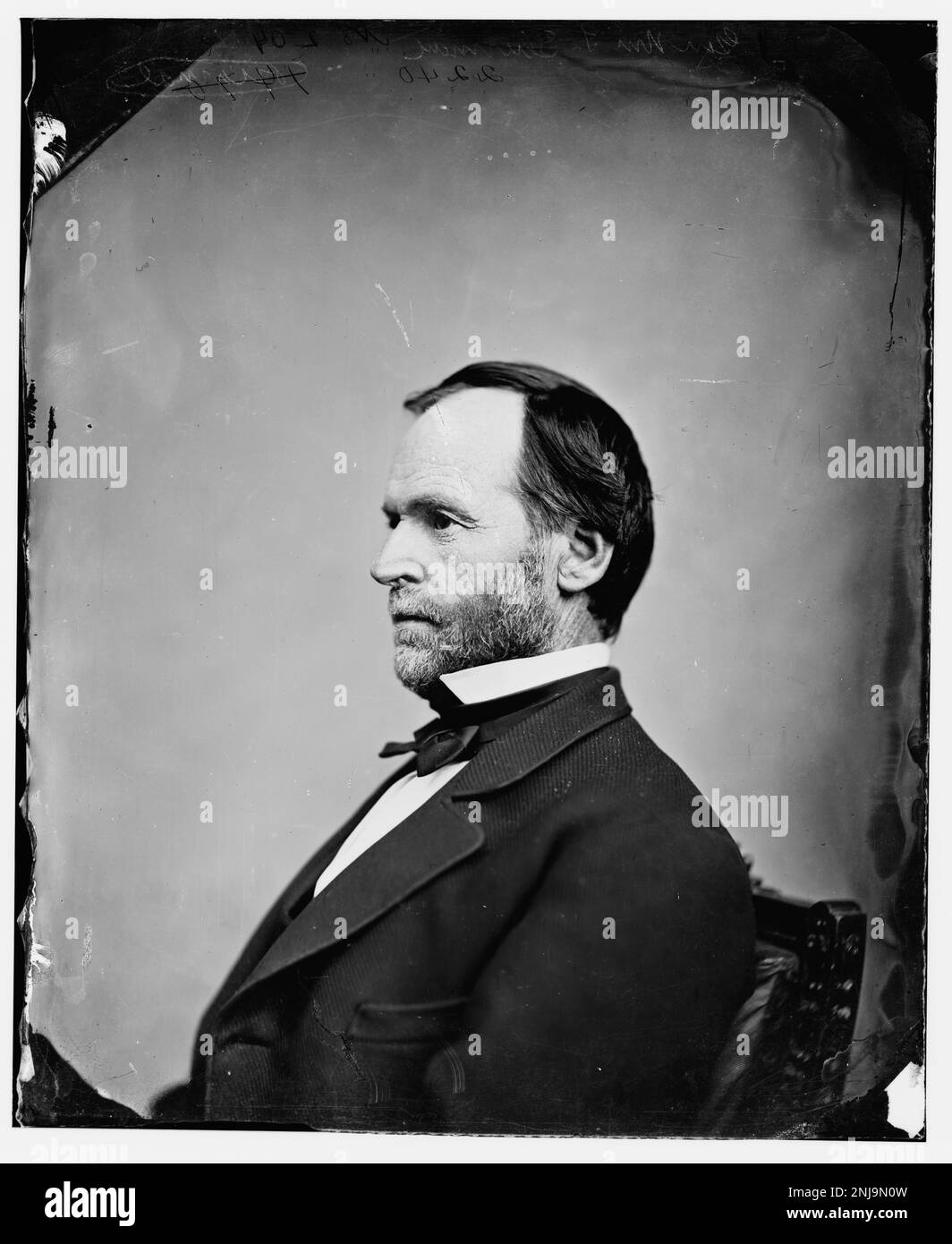 Portrait of General William Tecumseh Sherman, a key Union Army general ...
