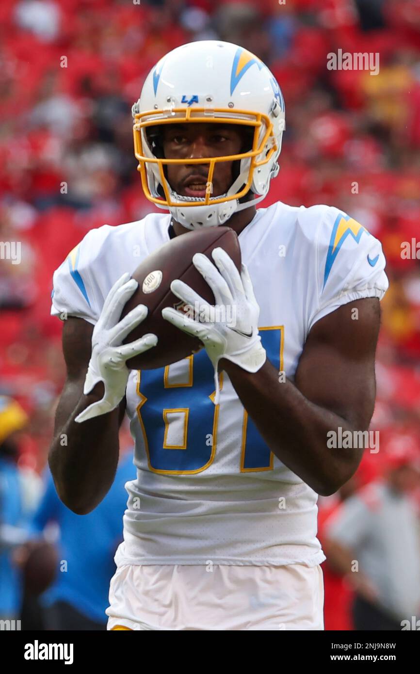KANSAS CITY, MO - SEPTEMBER 15: Los Angeles Chargers wide receiver Mike ...