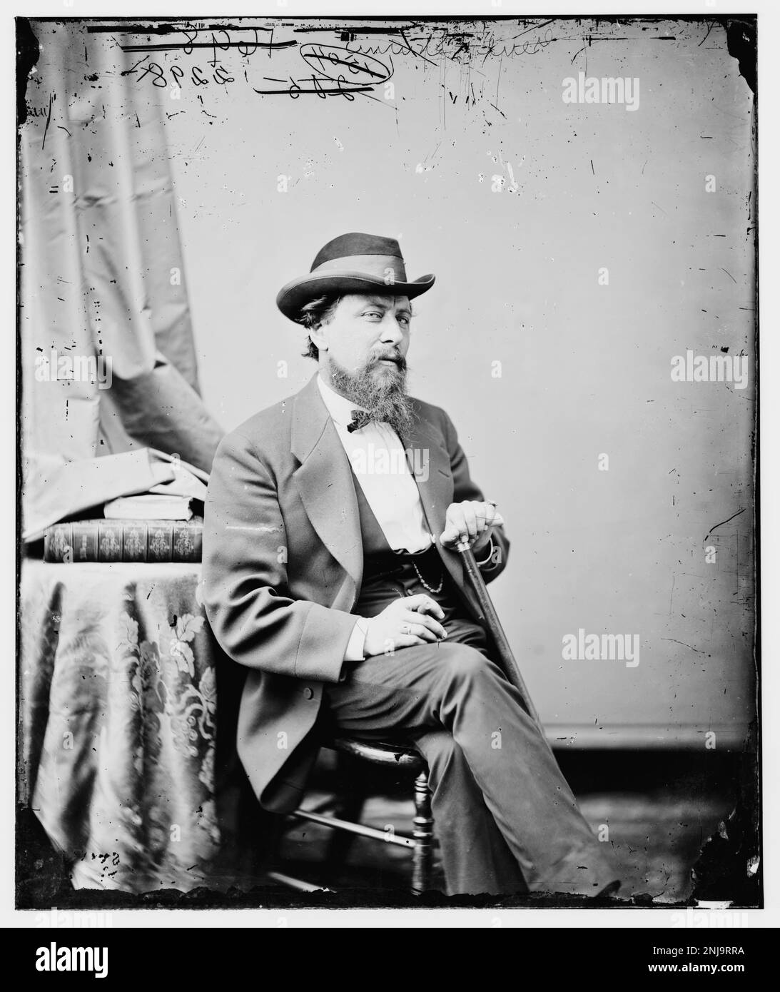 Portrait of General Sturm, a military leader, preserved in the Brady ...