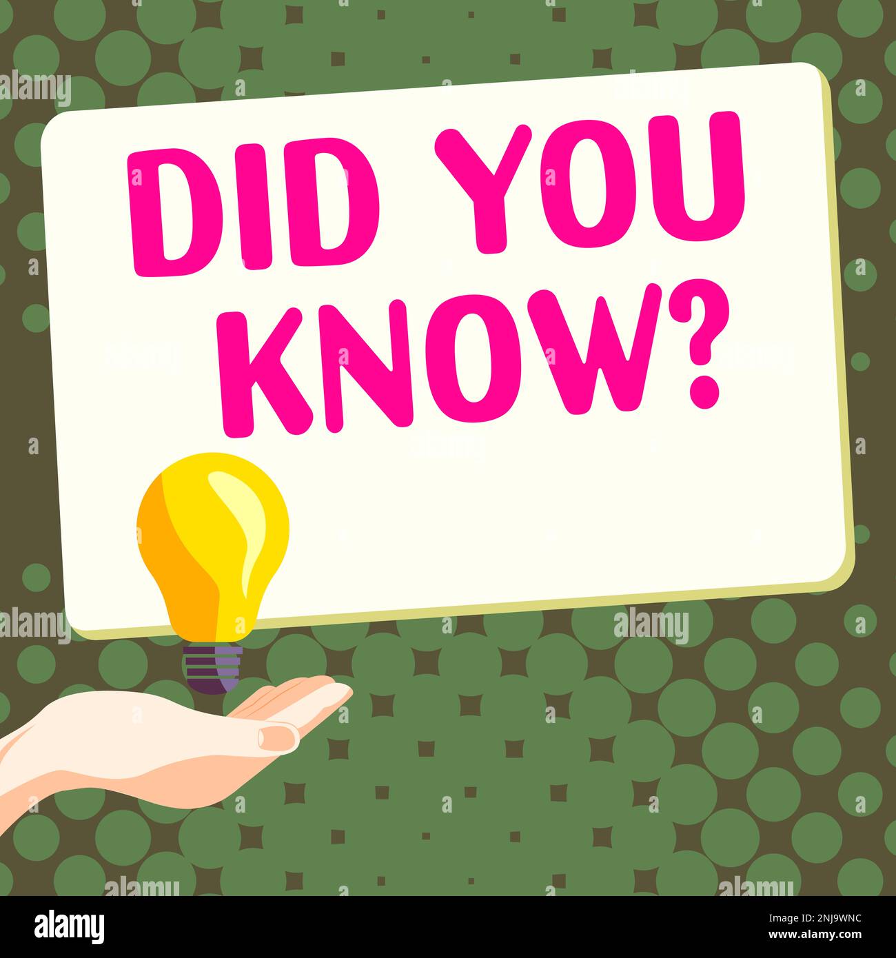 Conceptual caption Did You Know. Business overview Fun Facts and ... Conceptual caption Did You Know. Business overview Fun Facts and ...