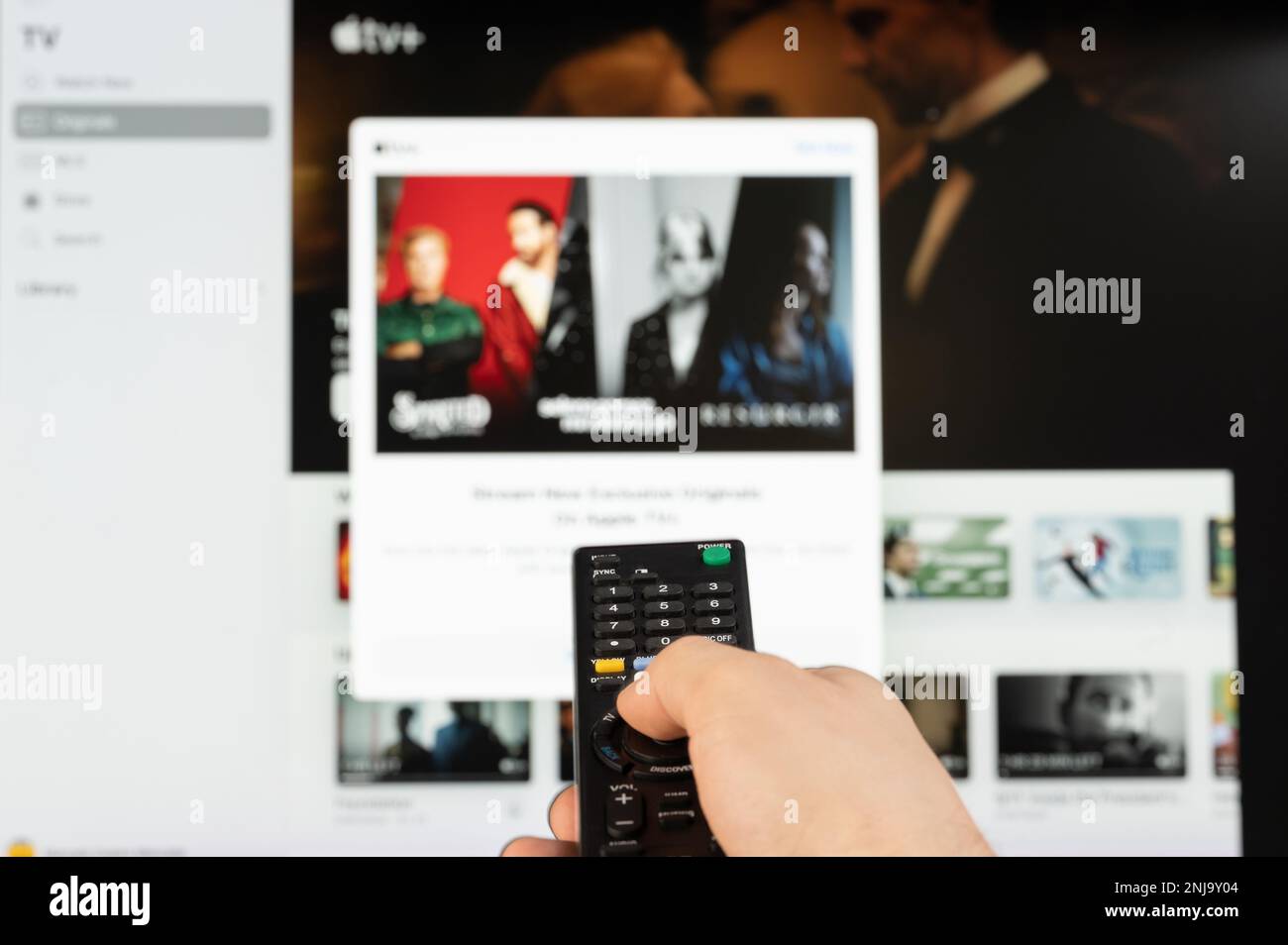 Smart tv controller hi-res stock photography and images - Alamy