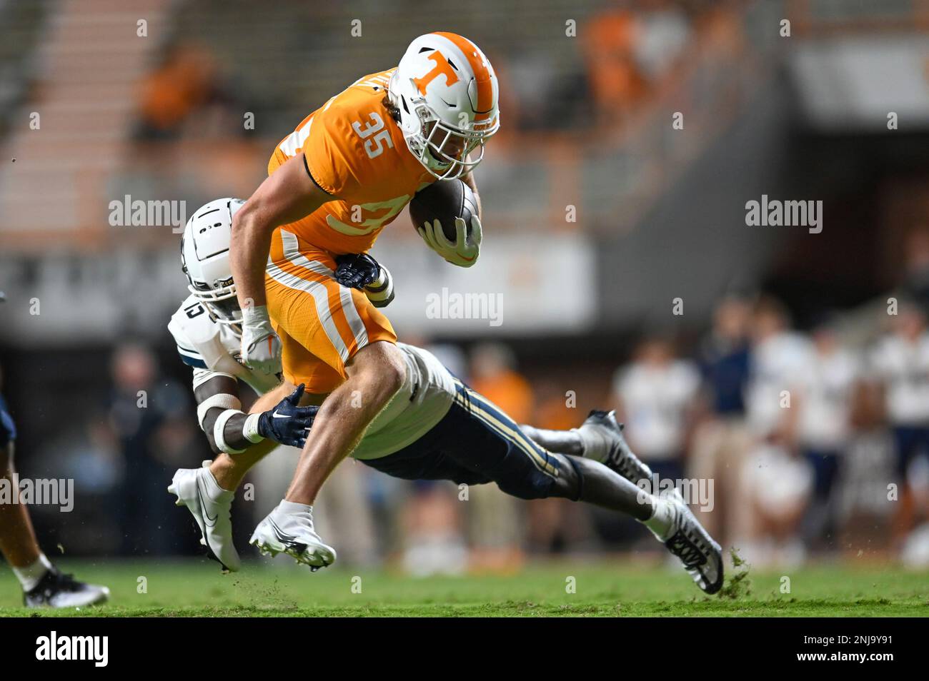 KNOXVILLE, TN - SEPTEMBER 17: Akron offensive lineman Jordan Daniels ...