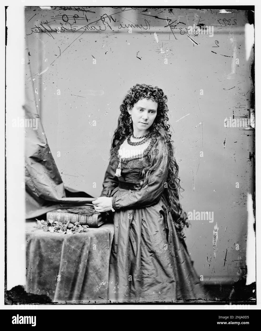 Vinnie Ream Hoxie, a sculptor, is featured in a portrait from the ...
