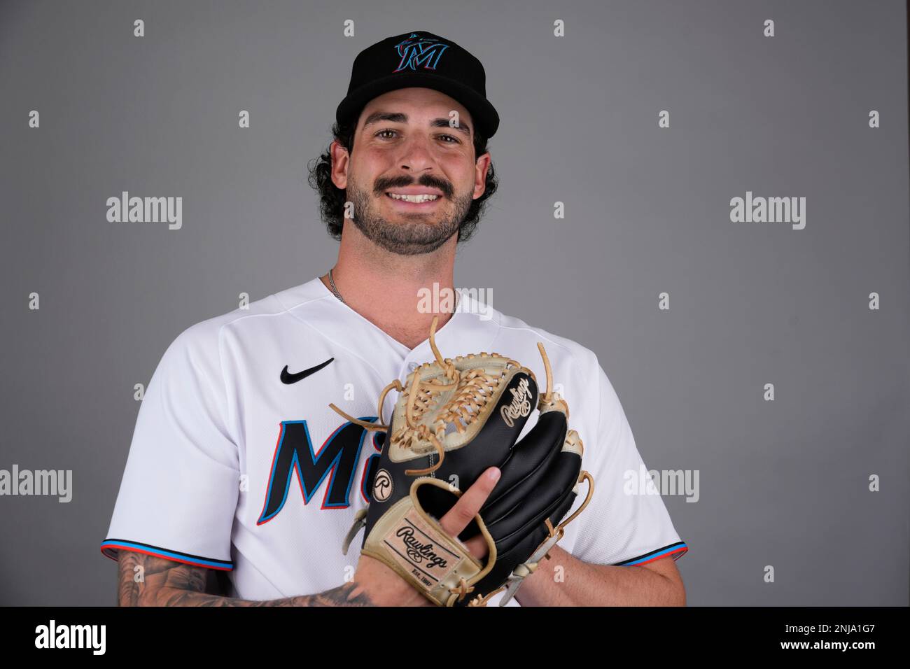 This is a 2023 photo of Andrew Nardi of the Miami Marlins baseball team ...
